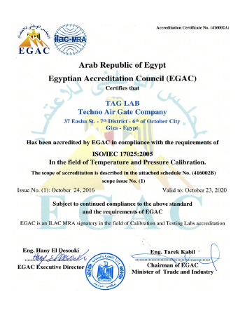 Our Certification